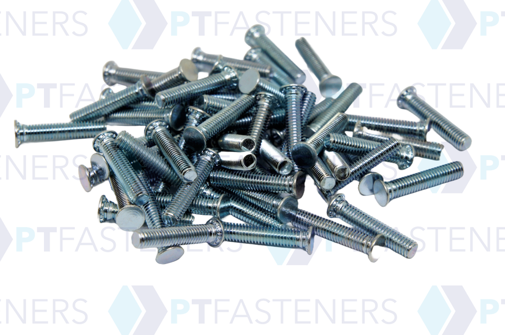 Self-Clinching Flush Head Stud M3-15 (100 pcs) | PT Fasteners